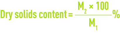 Total solids content = dry matter (DM) - Degremont®
