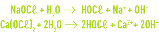 Oxidation and disinfection using chlorine - Sources of chlorine ...