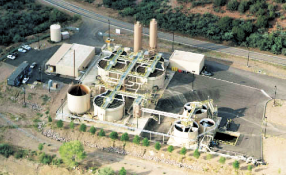 effluent generated by ore refining units -mining industries - Degremont®