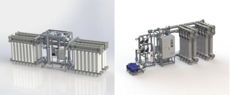 pressurized in/out ultrafiltration modules water treatment system ...